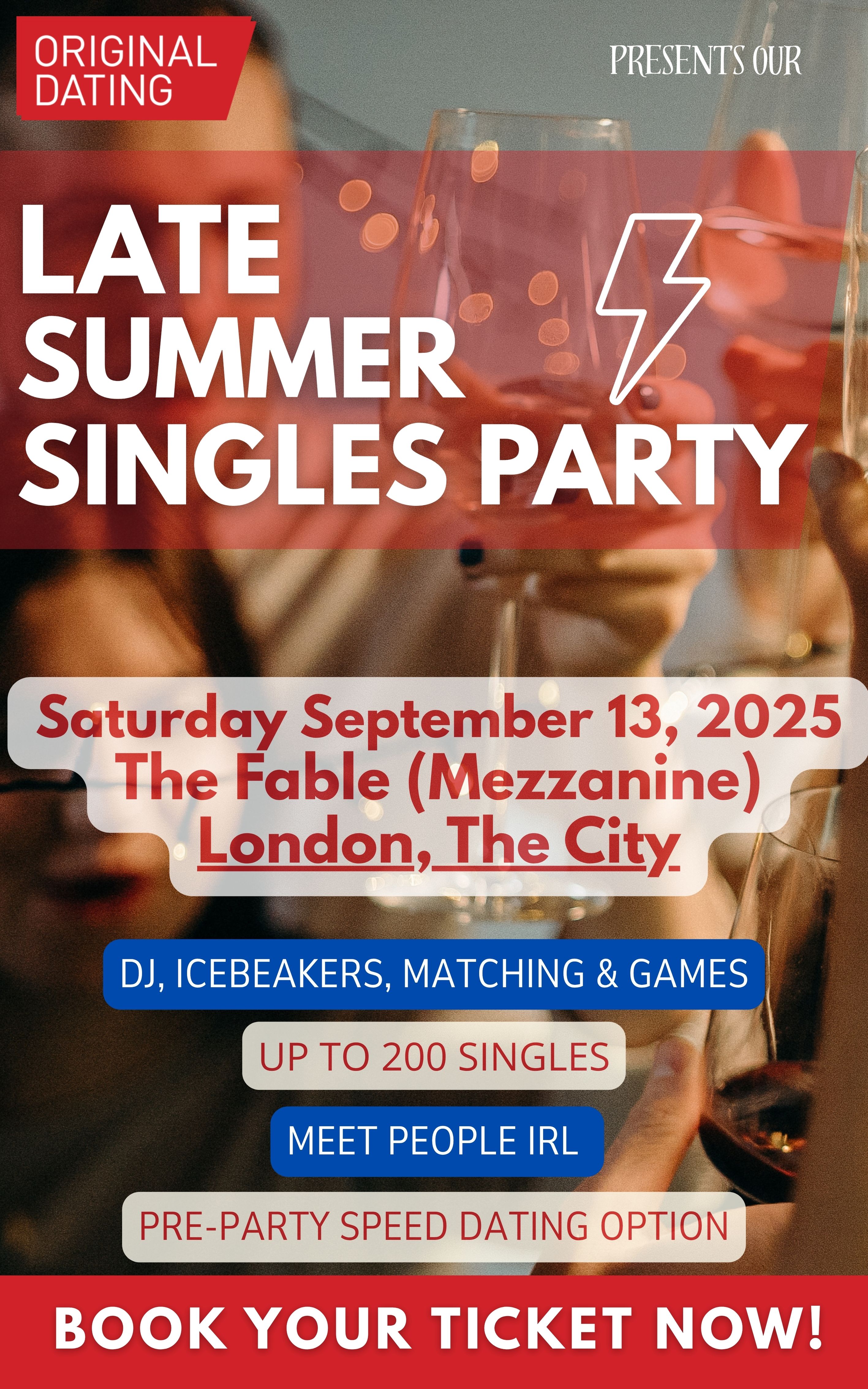 Original Dating - Speed Dating London – We're the leaders in Speed ...